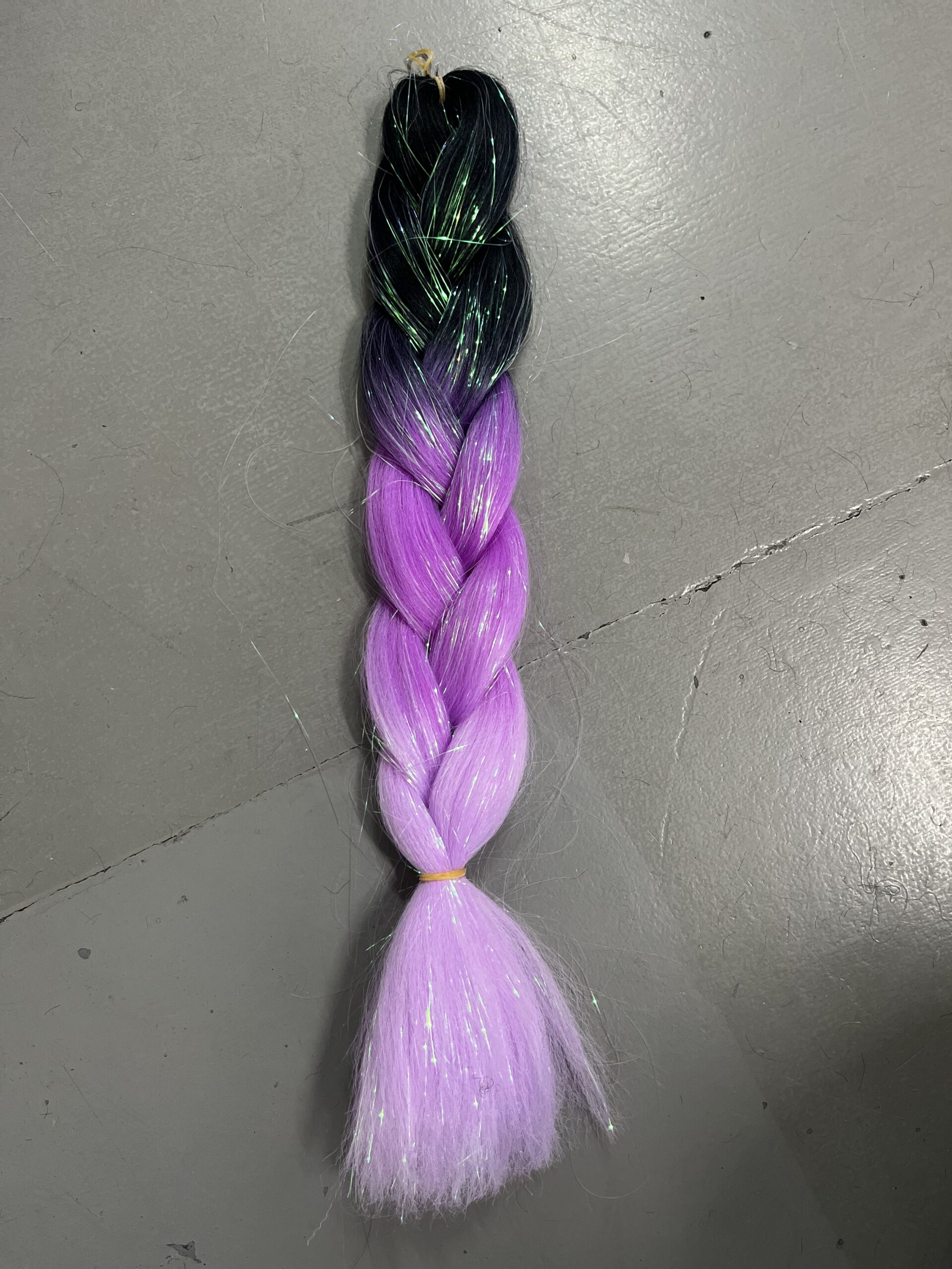 Purple rain – sparkle braids – Voila Braids